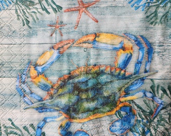 Anchor Sea Ship Ocean Decorative Decoupage Paper for Furniture Large ...