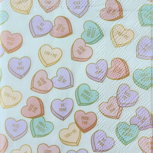 Conversation Hearts - Etsy