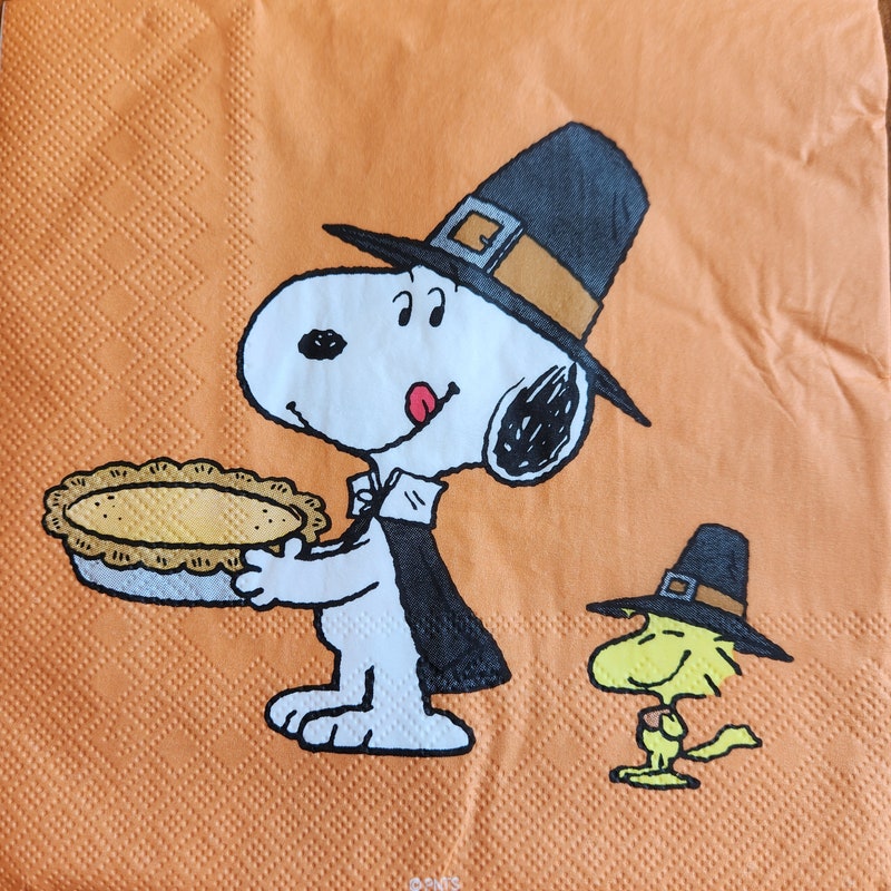 Snoopy Thanksgiving - Etsy