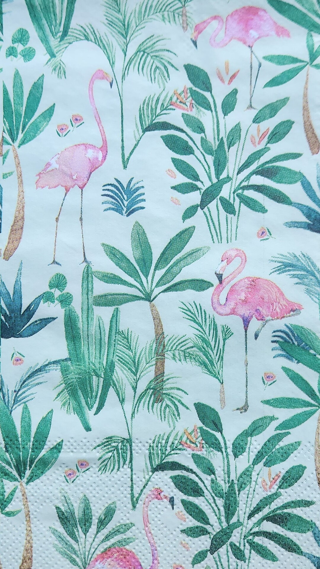 4x Tropical Pink Flamingo Paper Napkin for Decoupage Set of 4 - Etsy