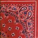 4x Red Bandana Paper Napkin for Decoupage Set of 4 - Etsy