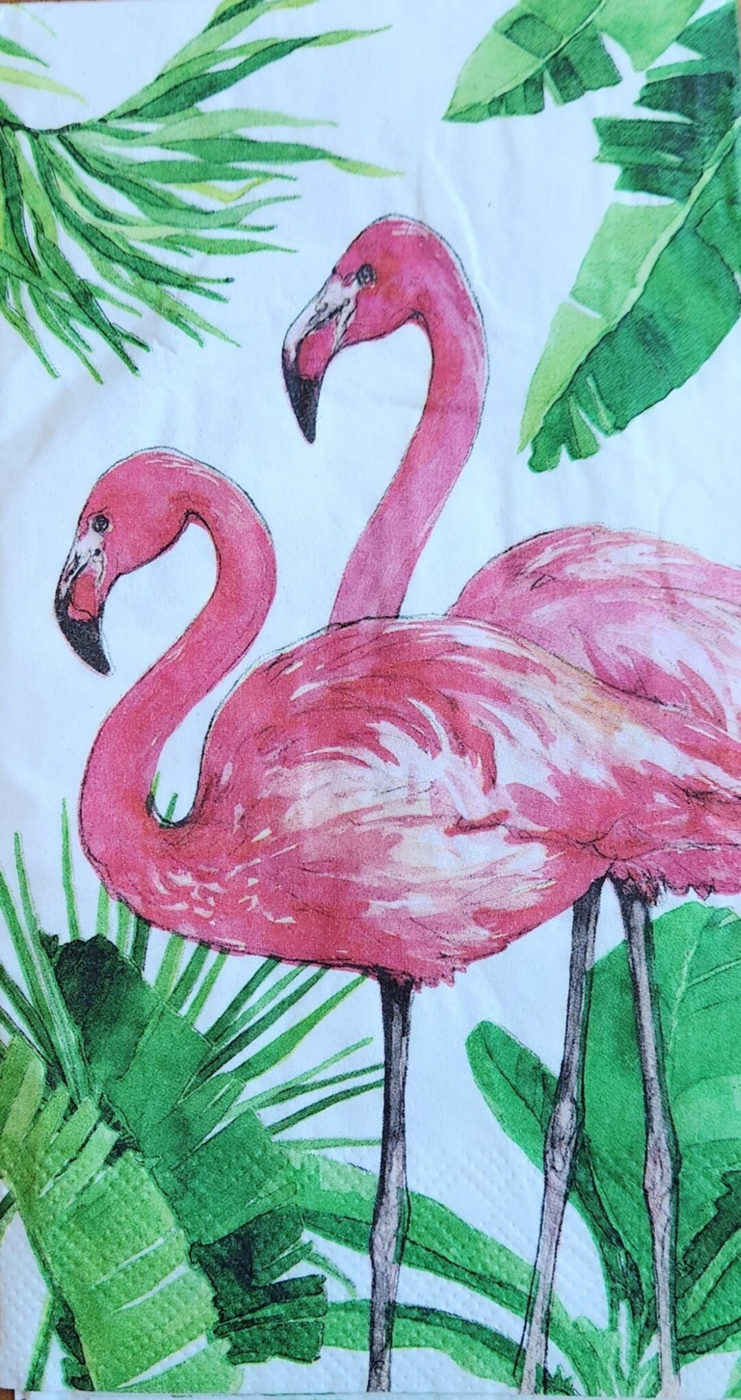 4x Pink Flamingo Paper Napkin for Decoupage Set of 4 - Etsy