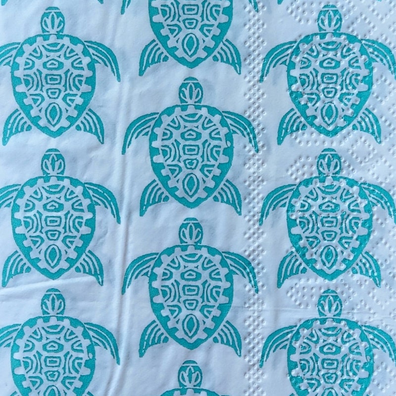Turtle Napkins - Etsy