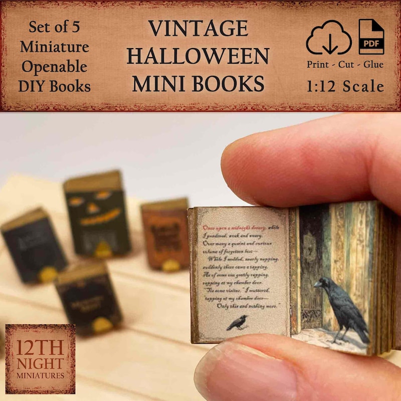 Halloween Miniatures - Etsy