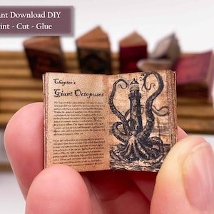 1:12 Miniature Printable Magic Books - Set of 10 - Etsy