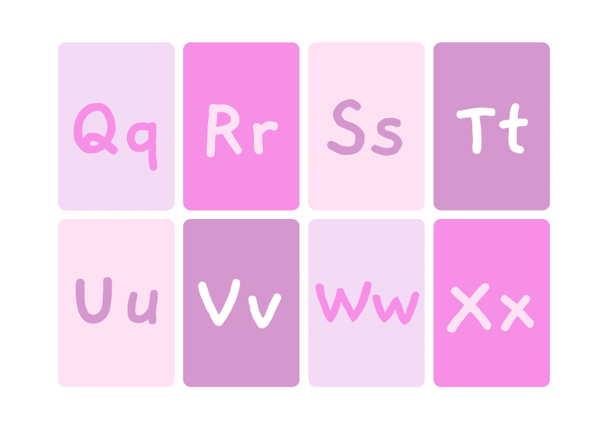 ABC Printable Flashcards - Etsy