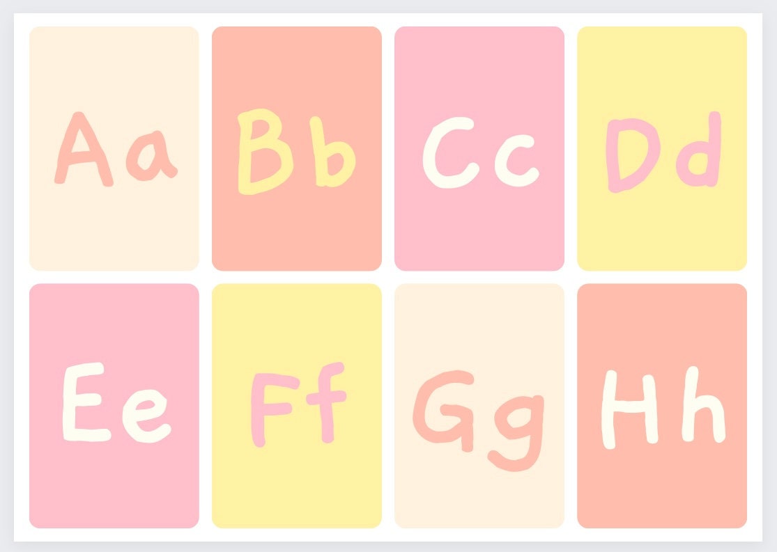 ABC Printable Flashcards | Etsy