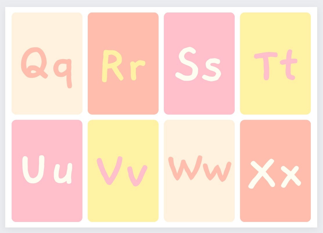 ABC Printable Flashcards | Etsy