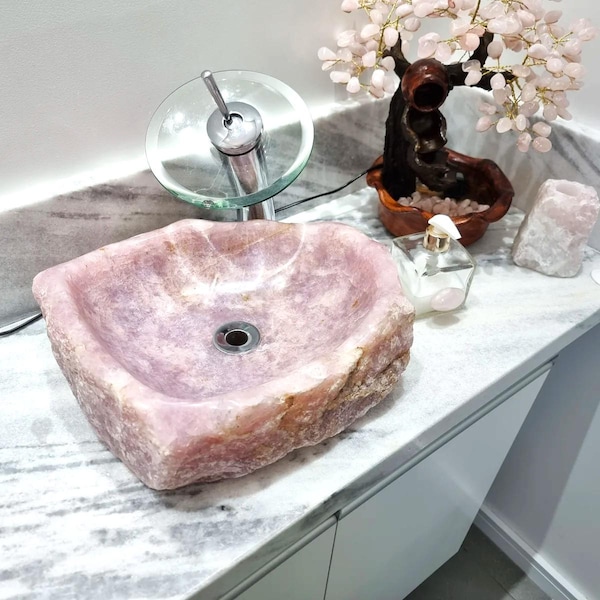 Rose Quartz Sink - Etsy