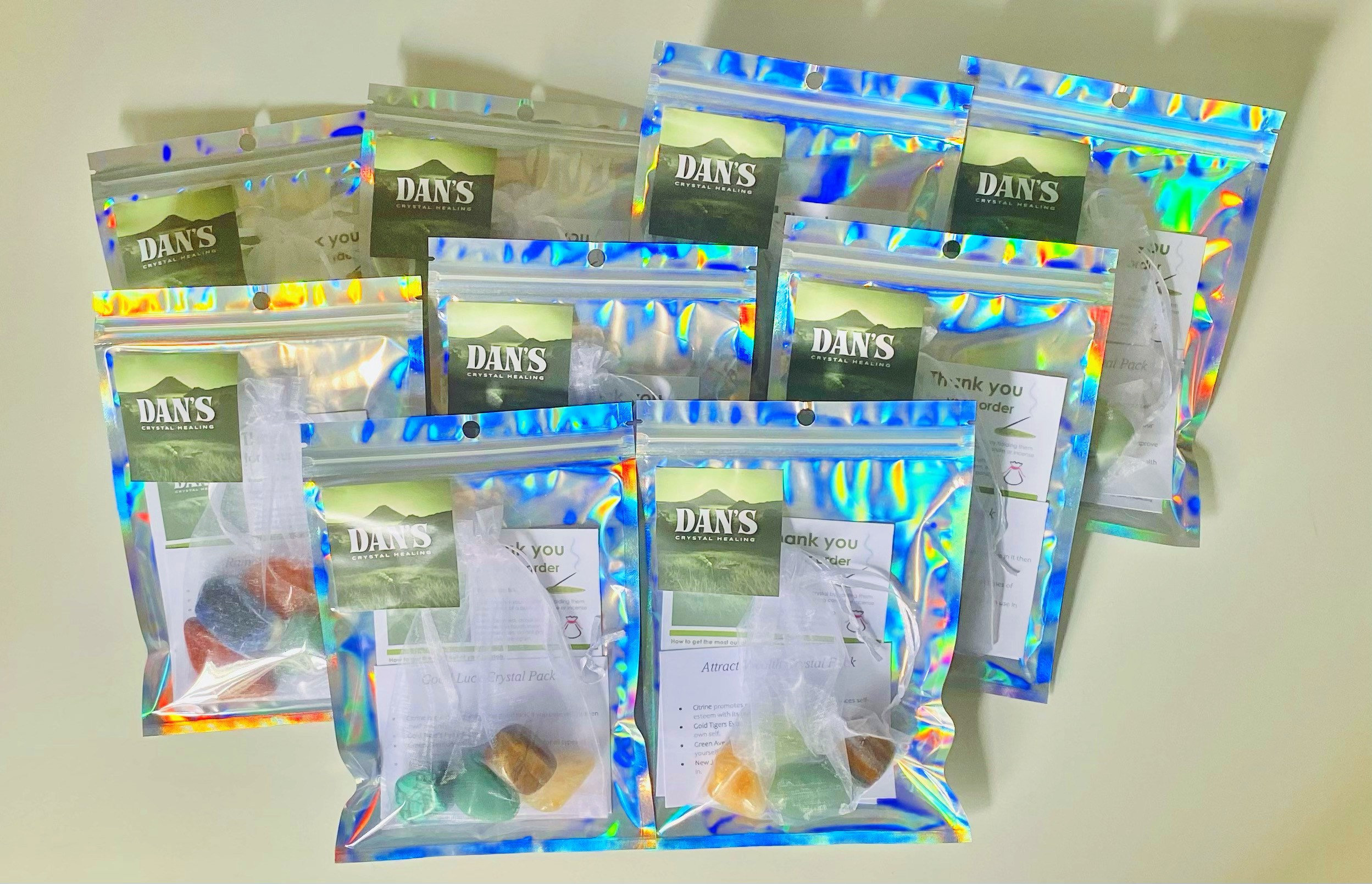 Pain Relief Crystal Healing Care Pack - Gift - Etsy UK