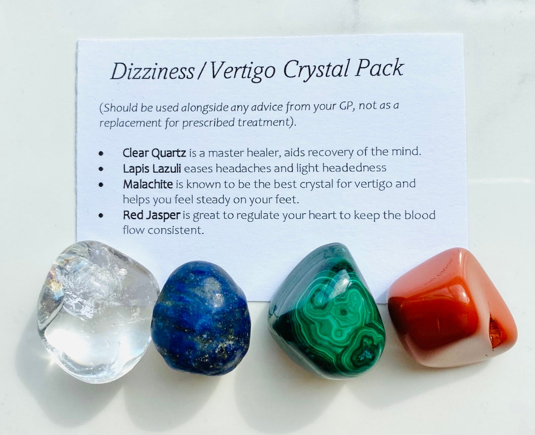 Dizziness/vertigo Crystal Healing Care Pack - Gift - Etsy UK
