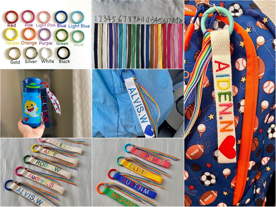 Fully Custom Name ID Tag, Backpack Tag, Keychain, Bag Tag, Lunchbox ...