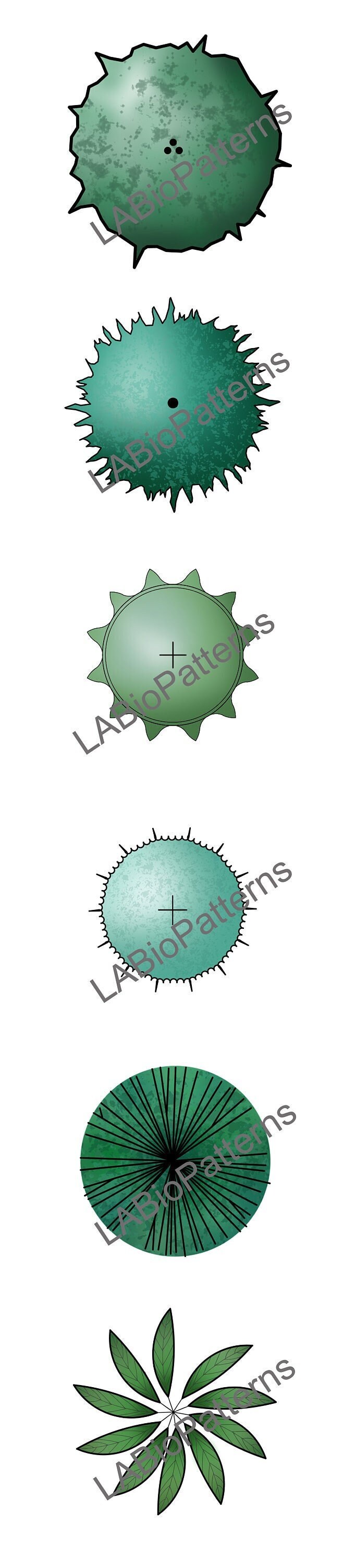 6 Site Plan Tree P004: 10'40' Scale jpeg, Png, Pdf - Etsy