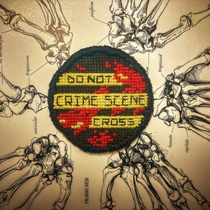 True Crime Patch Pattern Pack - Cross Stitch Embroidery Murder Goth ...
