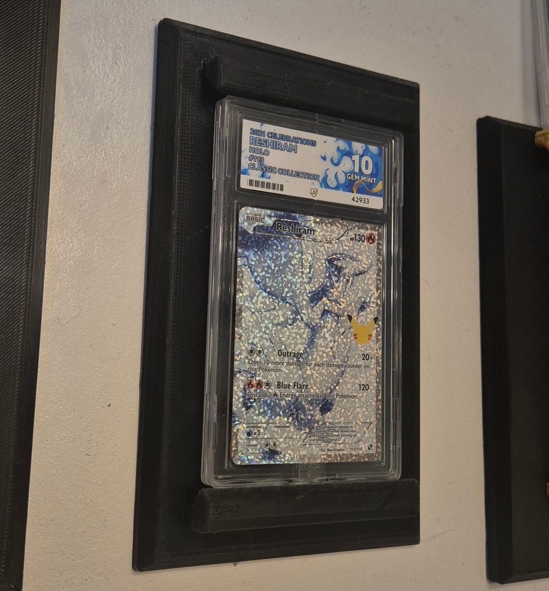 Graded Card Wall Display / Showcase Stand for Graded Slabs - Etsy