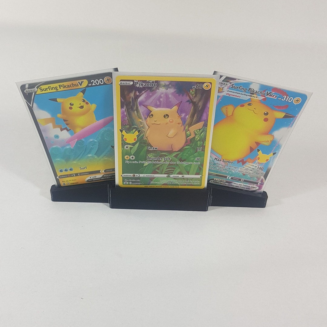 Triple Card Display Stand - 3 in 1 - Works for All Standard Sized Cards ...