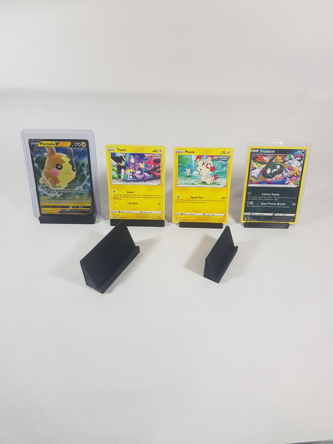 Slanted Block Card Display Stand various Sizes Ideal for Standard Cards ...