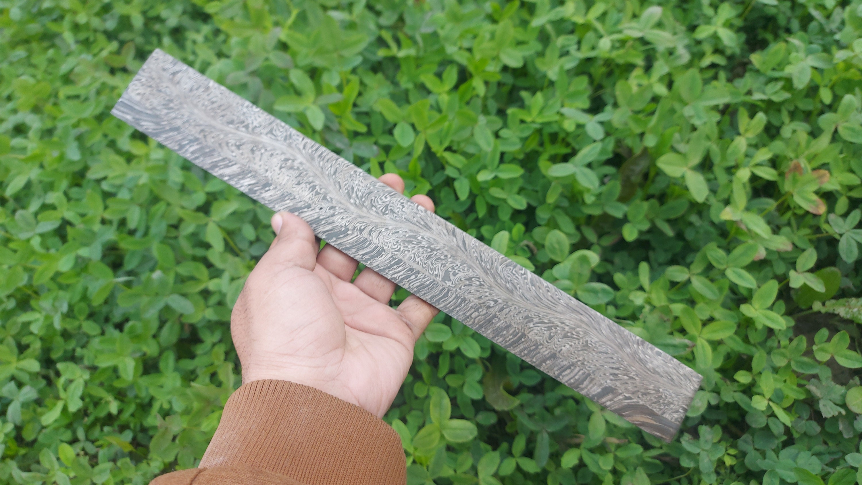 One Piece of Art Handmade Damascus Steel Gorgeous Innovative Feather ...
