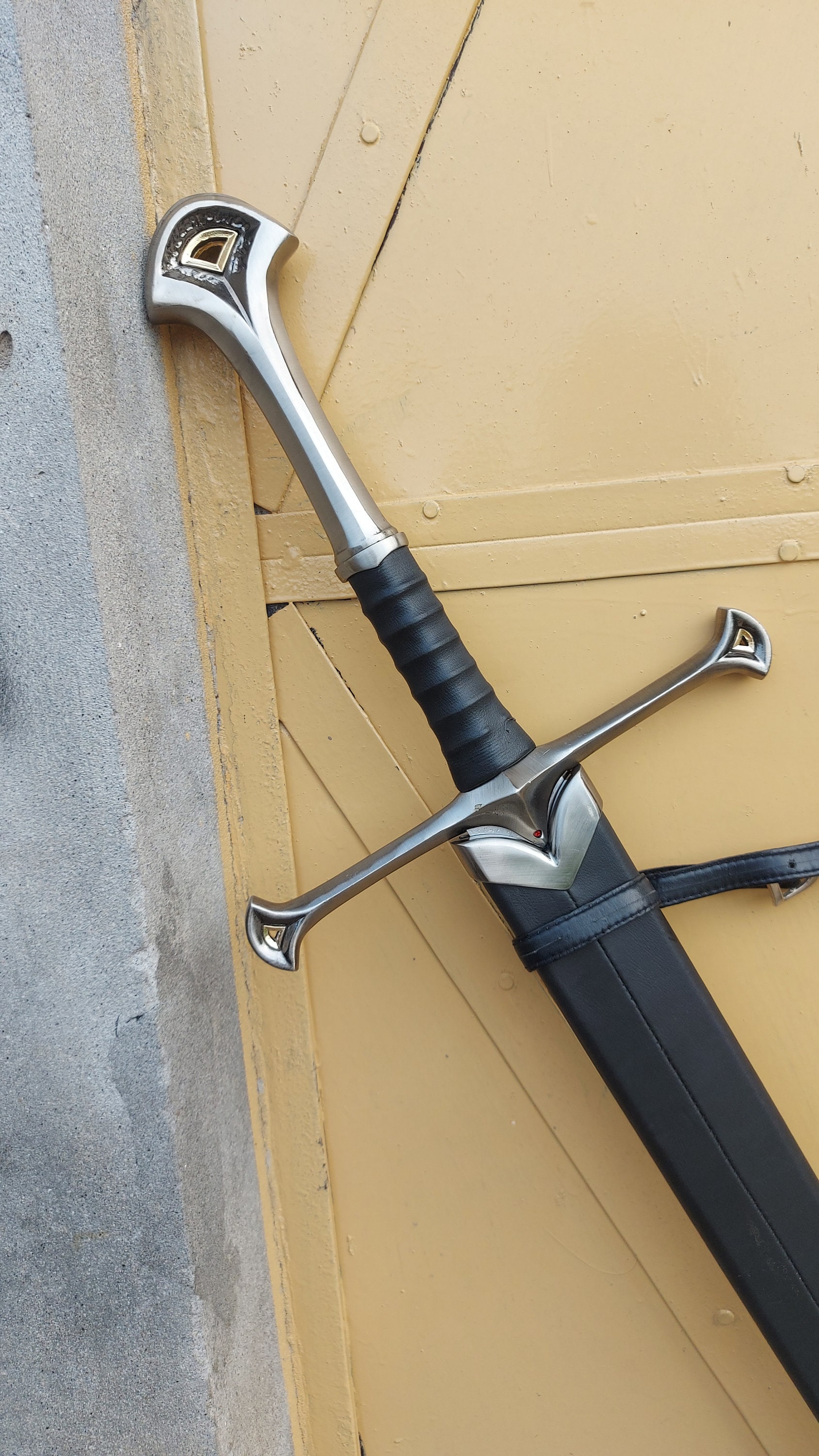 ANDURIL Replica Sword of Strider, 0027 Custom Engraved Sword, LOTR ...