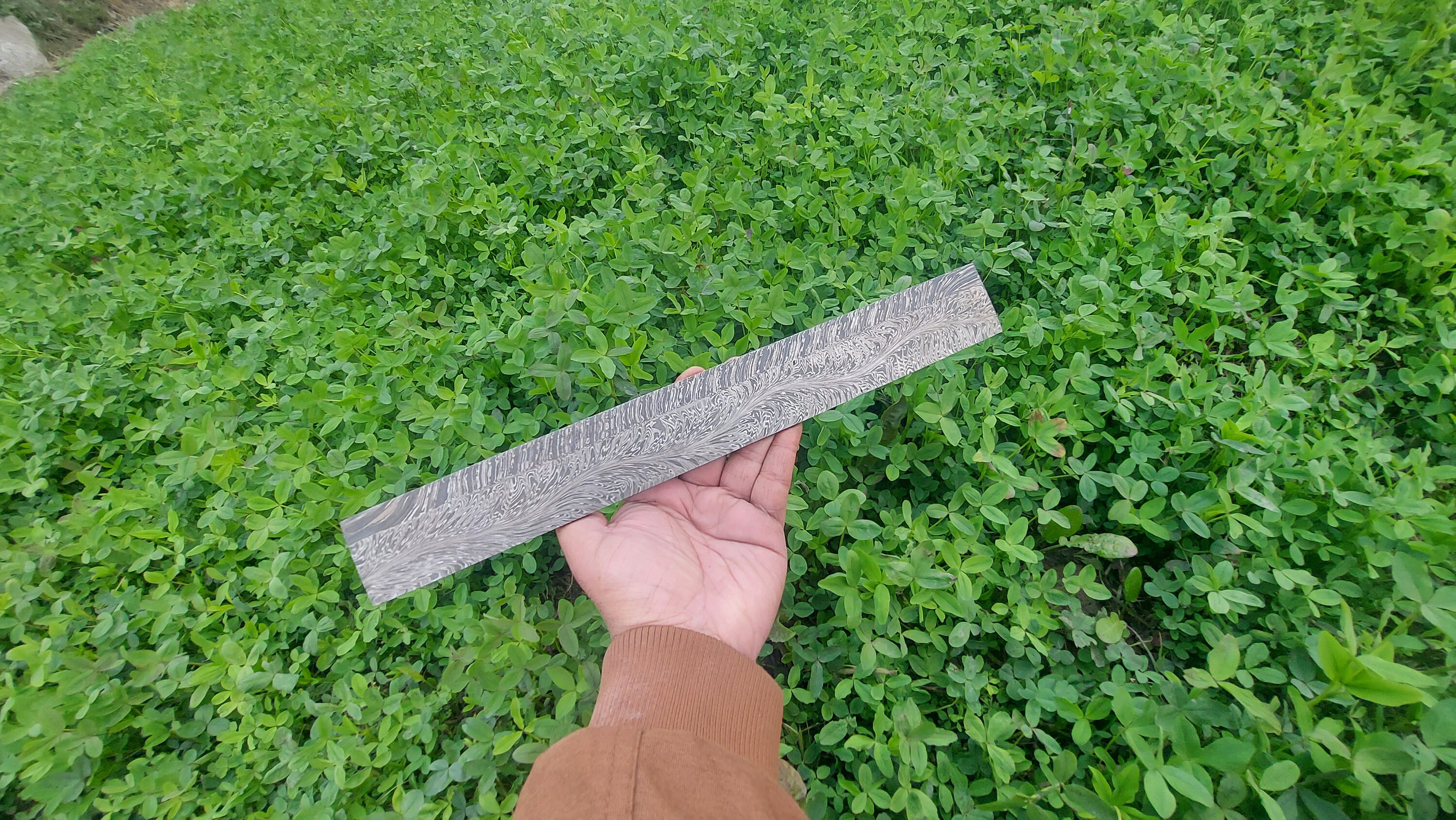 One Piece of Art Handmade Damascus Steel Gorgeous Innovative Feather ...