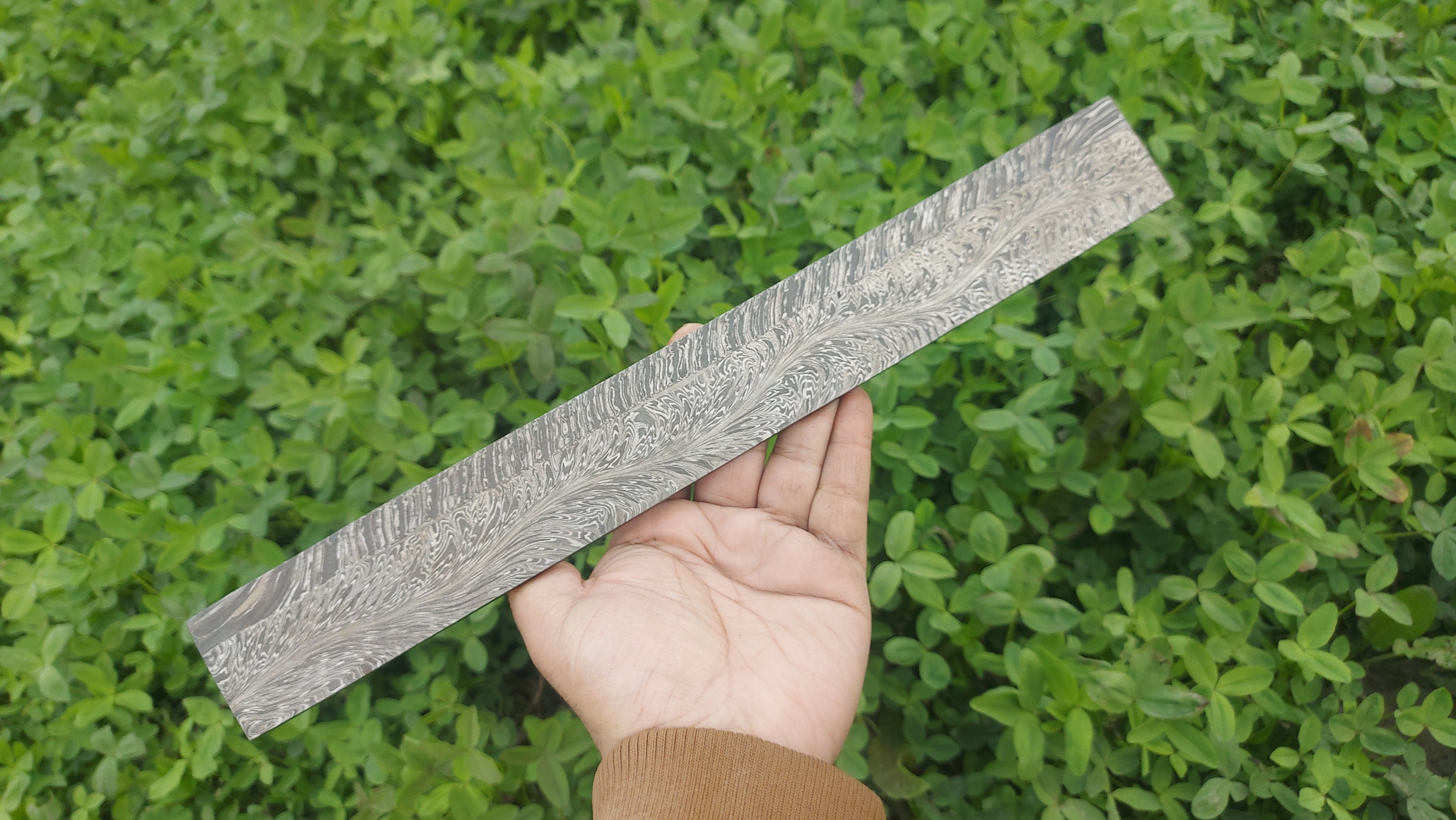 One Piece of Art Handmade Damascus Steel Gorgeous Innovative Feather ...