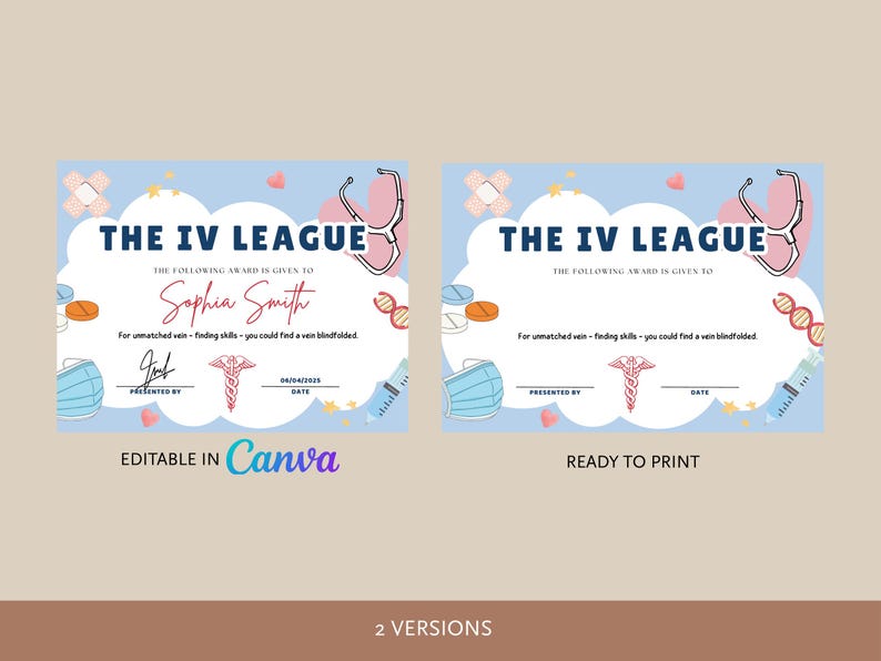 Printable Funny Nurse Certificates, Funny Nurse Awards, Nurse ...