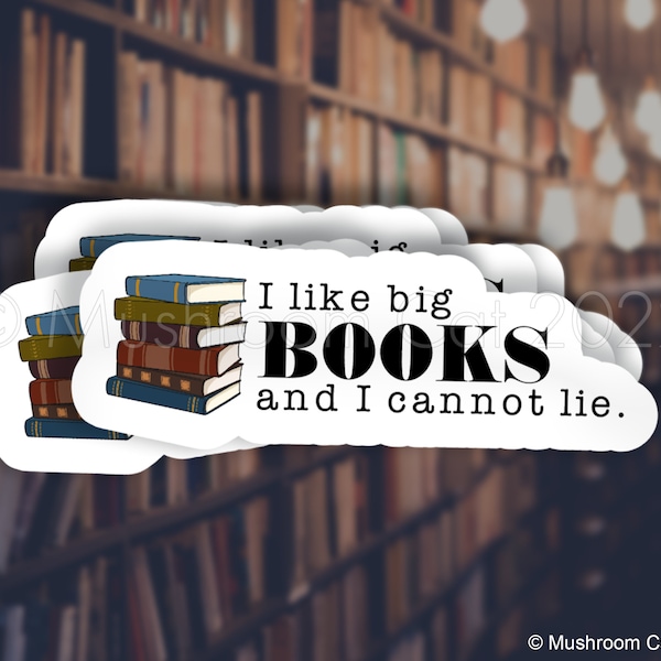 I Like Big Books - Etsy