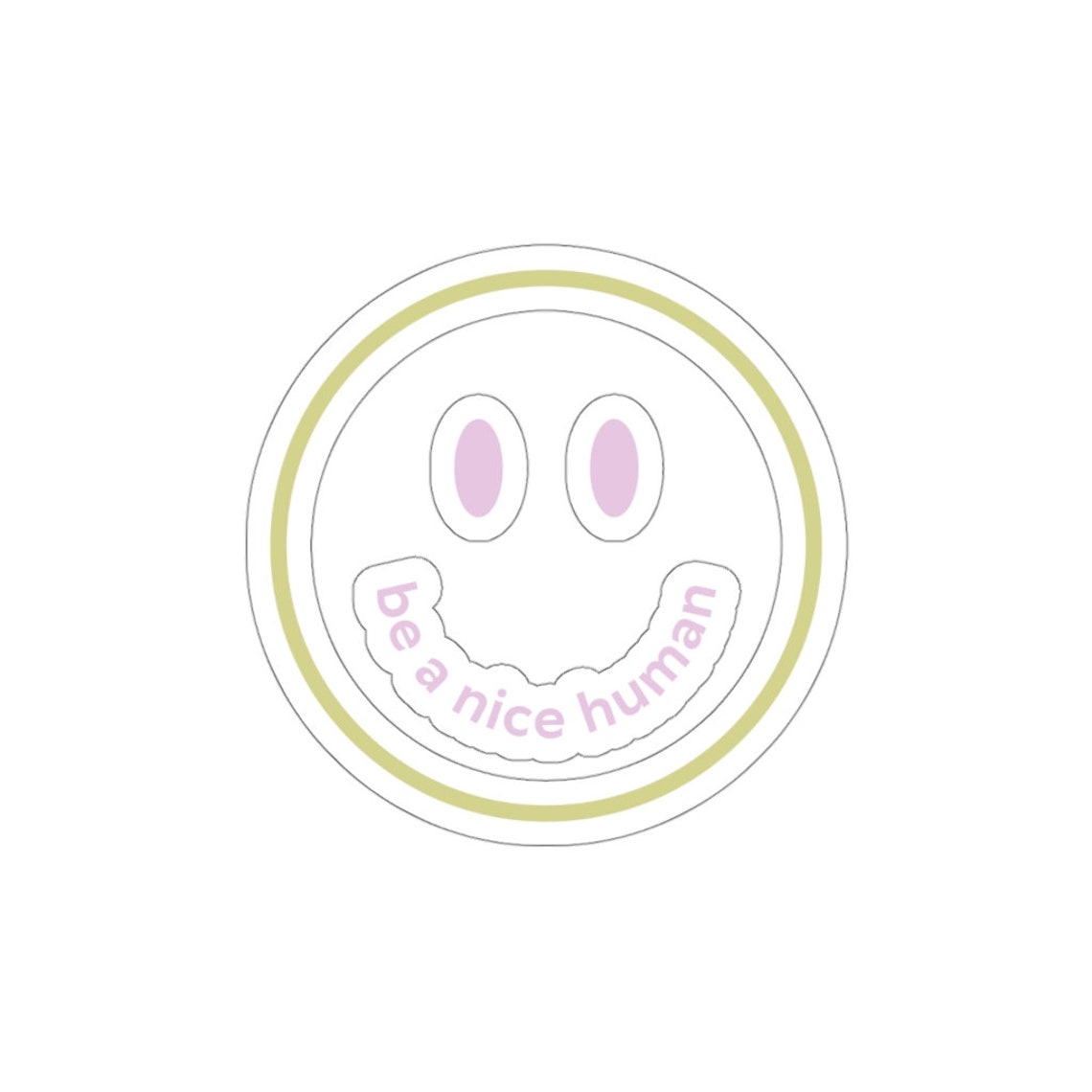 Be a Good Human Sticker - Etsy