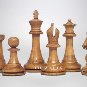 Sinquefield Cup Series Reproduced Staunton Chess Pieces Only Set ...