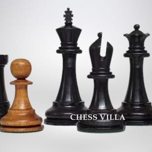 Sinquefield Cup Series Reproduced Staunton Chess Pieces Only Set ...