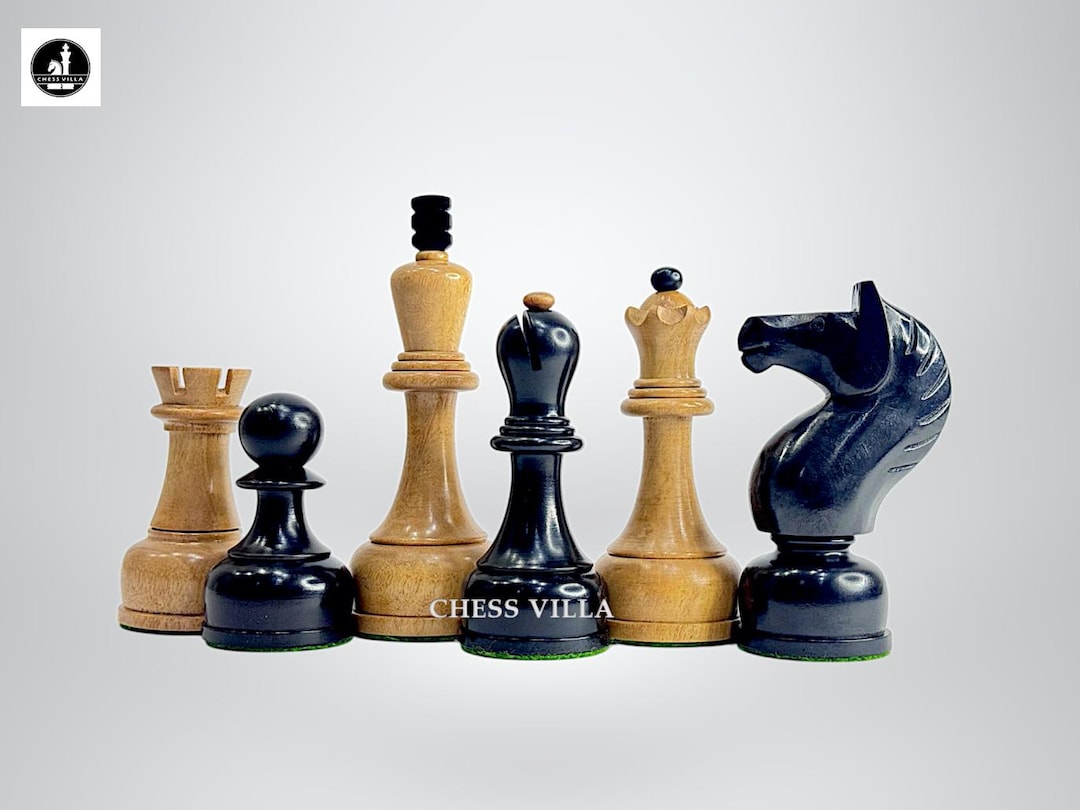 4" Soviet Tal Chess Pieces Only Set - 1960's Soviet Championship ...