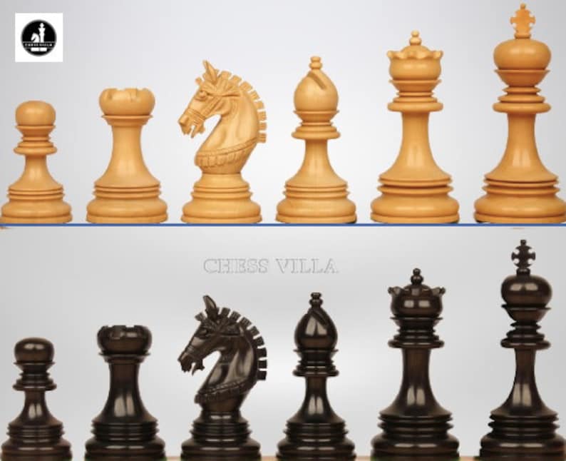 The Exotic Collection- Chetak Luxury Chess Pieces Only Set - Triple ...