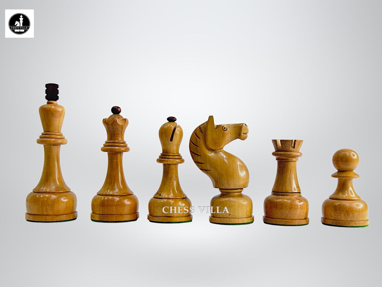 4" Soviet Tal Chess Pieces Only Set - 1960's Soviet Championship ...