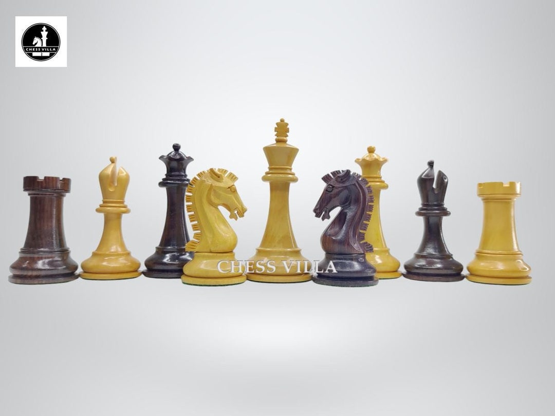 Sinquefield Cup Series Reproduced Staunton Chess Pieces Only Set ...