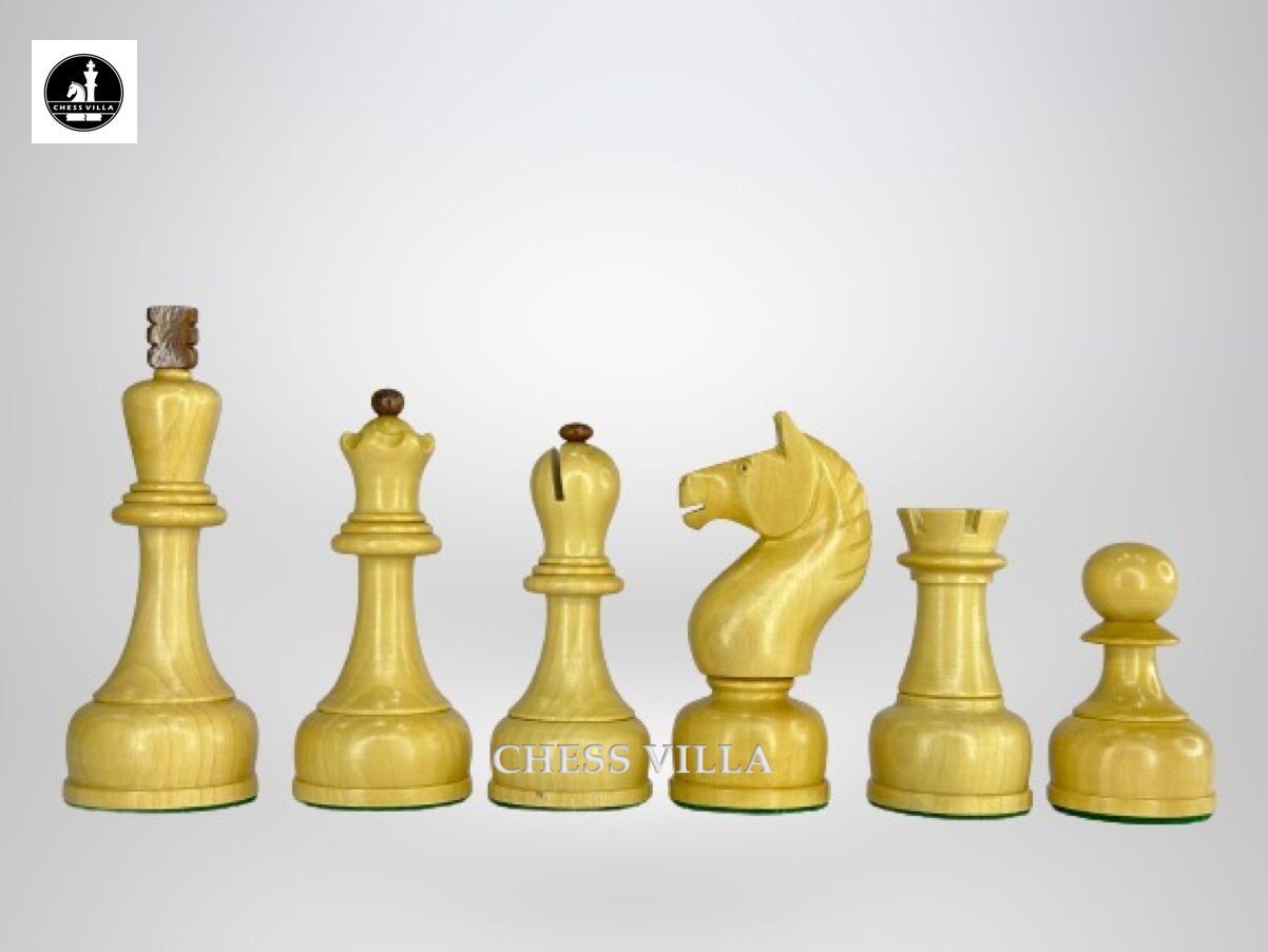 4" Soviet Tal Chess Pieces Only Set - 1960's Soviet Championship ...