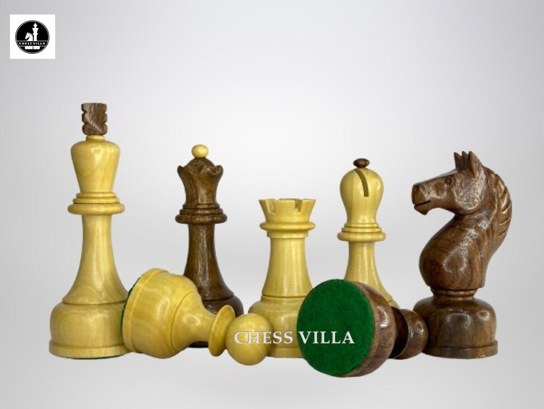 4" Soviet Tal Chess Pieces Only Set - 1960's Soviet Championship ...