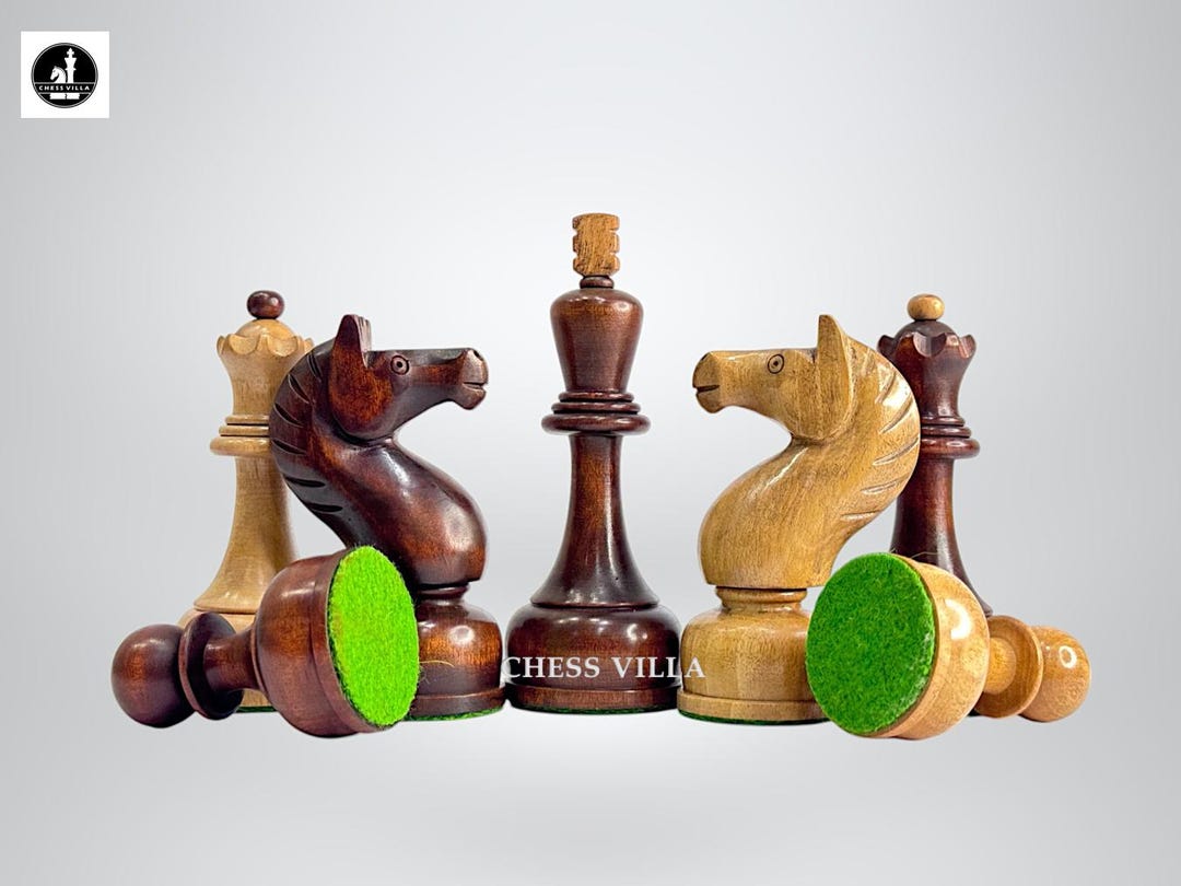 4" Soviet Tal Chess Pieces Only Set - 1960's Soviet Championship ...