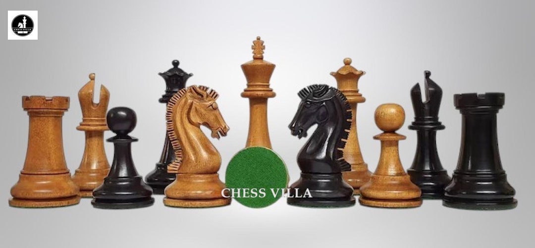 Sinquefield Cup Series Reproduced Staunton Chess Pieces Only Set ...