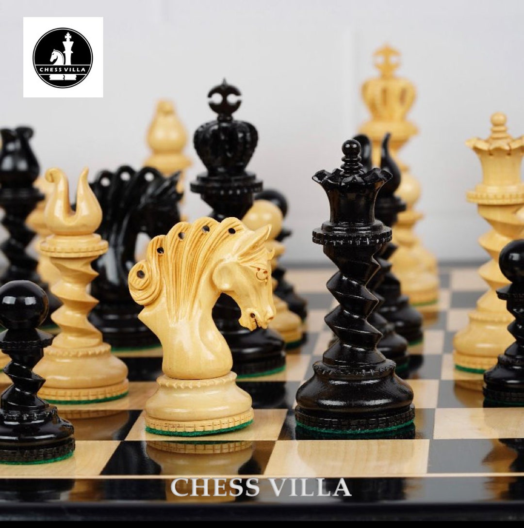 The Signature Series Twisted Artisan Staunton Luxury Chess Pieces ...