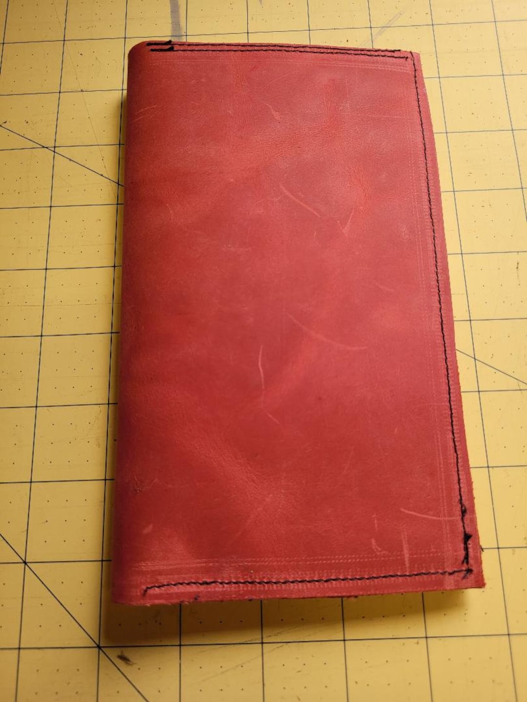 Leather Servers Book (red) - Etsy