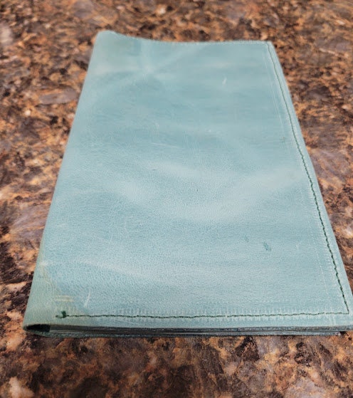 Leather Server Book (coral) - Etsy