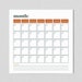 Printable Blank Calendar - Large Printable Calendar, Any Month and ...