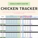 Chicken Tracking Spreadsheet | Egg Production & Care Log - Etsy