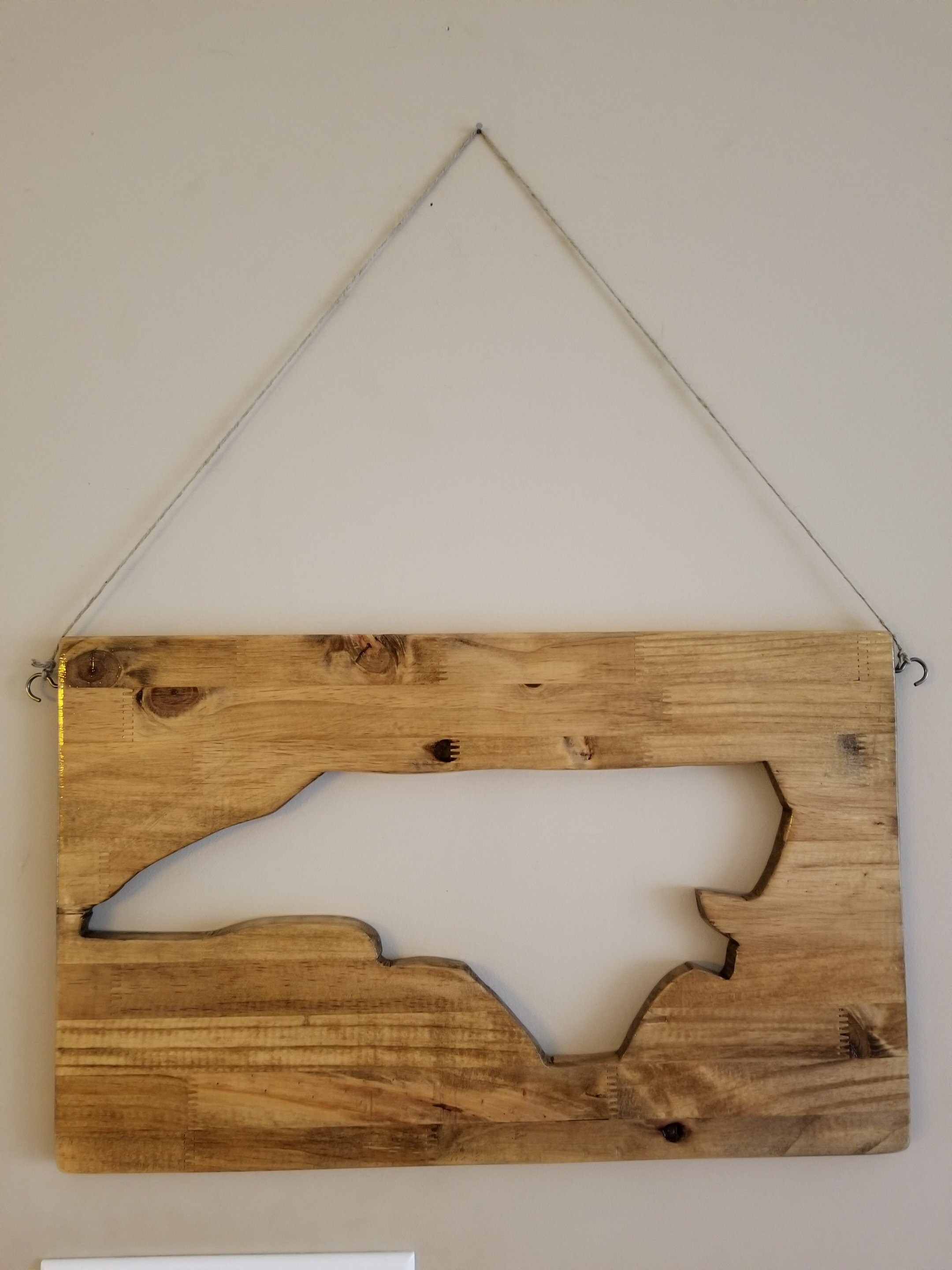 Custom North Carolina Wood Piece. - Etsy