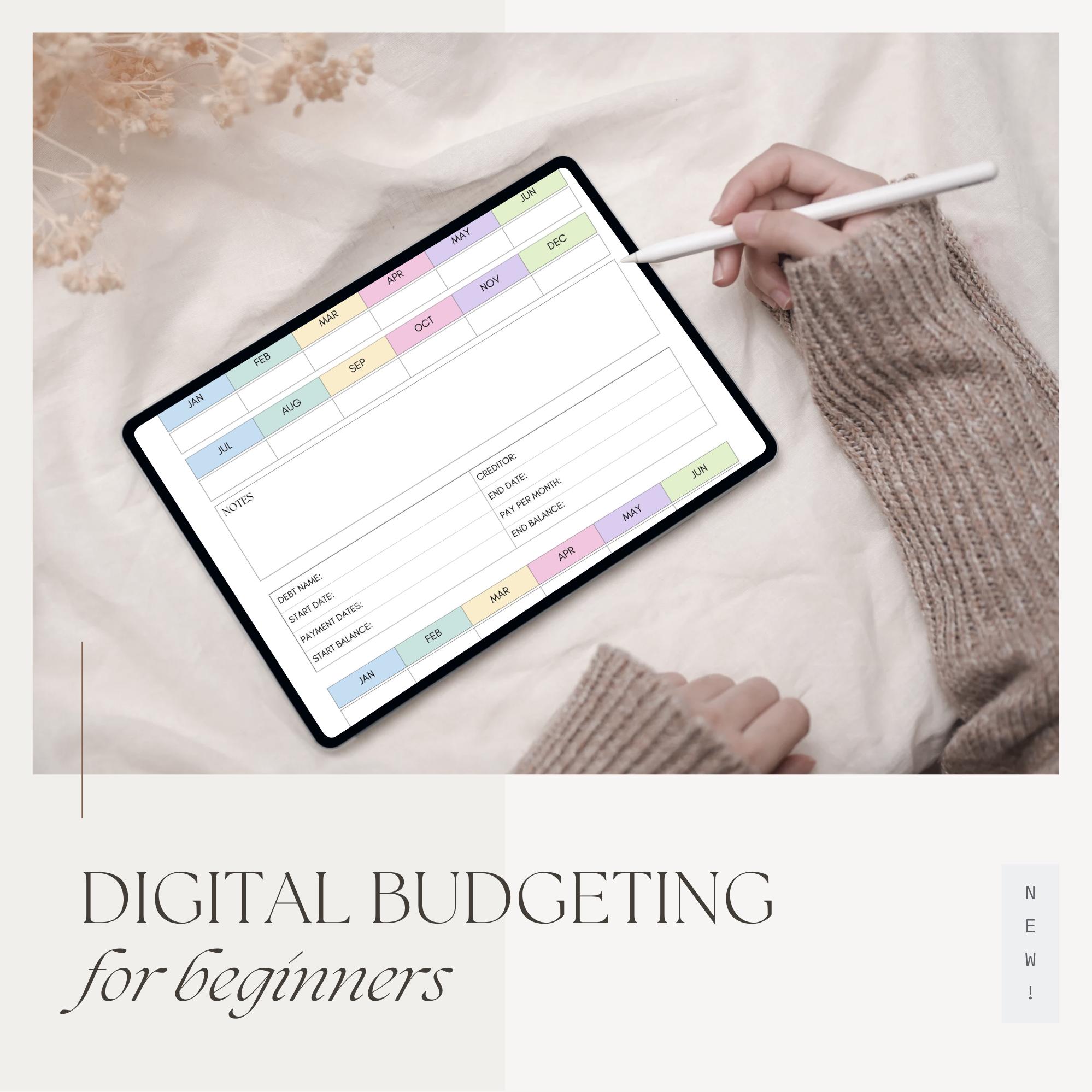 Printable Budget Planner by Paycheck | Digital Personal Finance ...