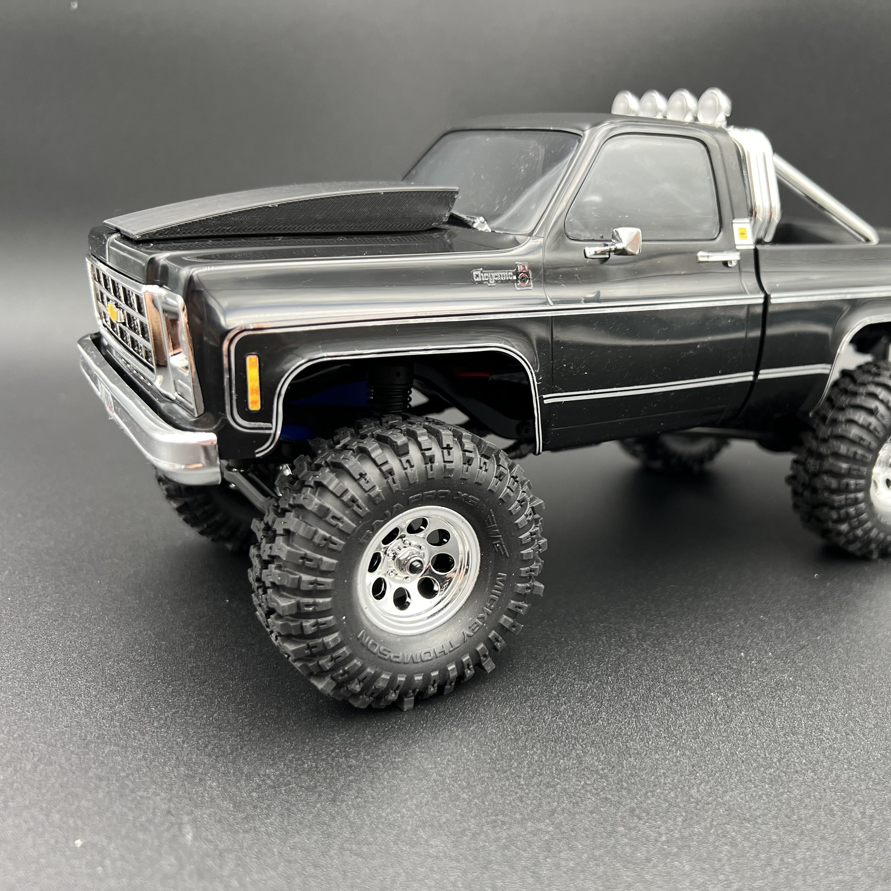 Cowl Hood Upgrade for Trx4m High Trail Chevy K10 RC Rock Crawler ...