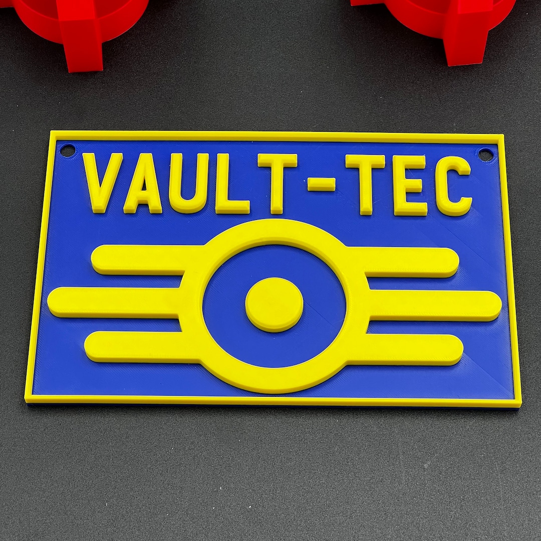 Fallout 4 Vault Tec Sign New Vegas Merchandise, Loot, Replica Props ...