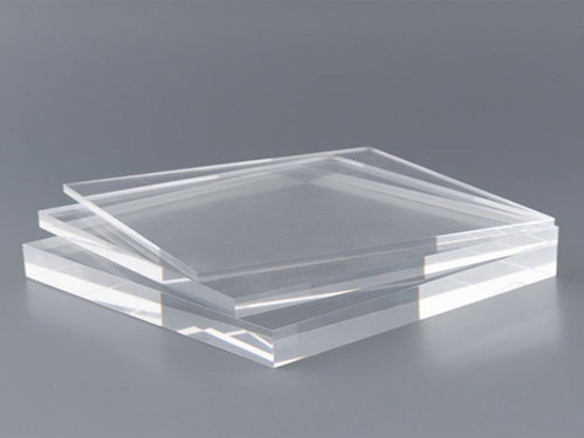 Acrylic Sheet Cut to Size Standard Sizes Polished Edges 3mm Cast ...