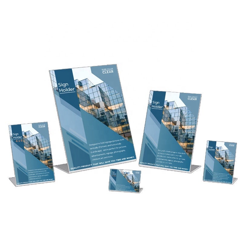 Acrylic Poster Stand Acrylic Sign Display Holder Poster - Etsy UK