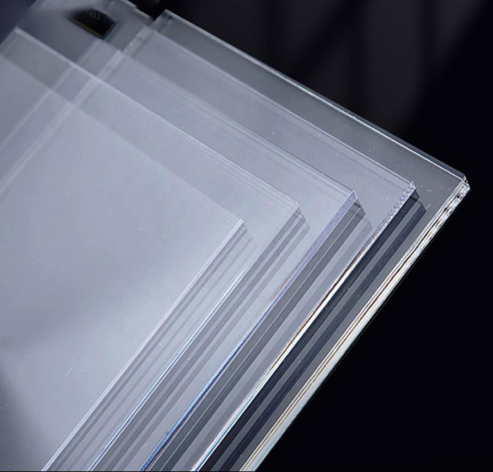 Acrylic Sheet Cut to Size Standard Sizes Polished Edges 3mm Cast ...